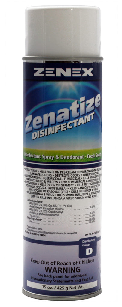 Zenex Zenatize Fresh Scent Disinfectant, 15oz Aerosol Can – Quality MRO