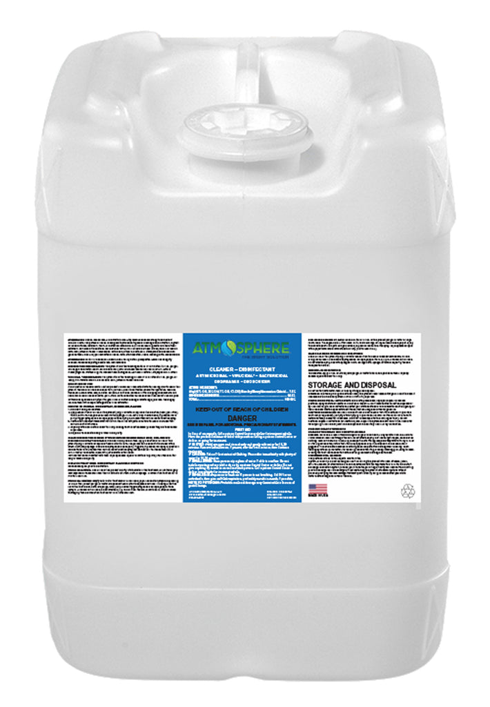Atmosphere Liquid Cleaner, Disinfectant, and Deodorizer, 5 Gallons ...